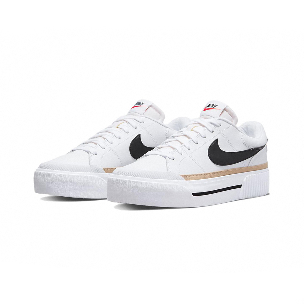 NIKE 耐吉 Court Legacy Lift 白 低筒 休閒鞋 女鞋 DM7590-100 - PChome 24h購物